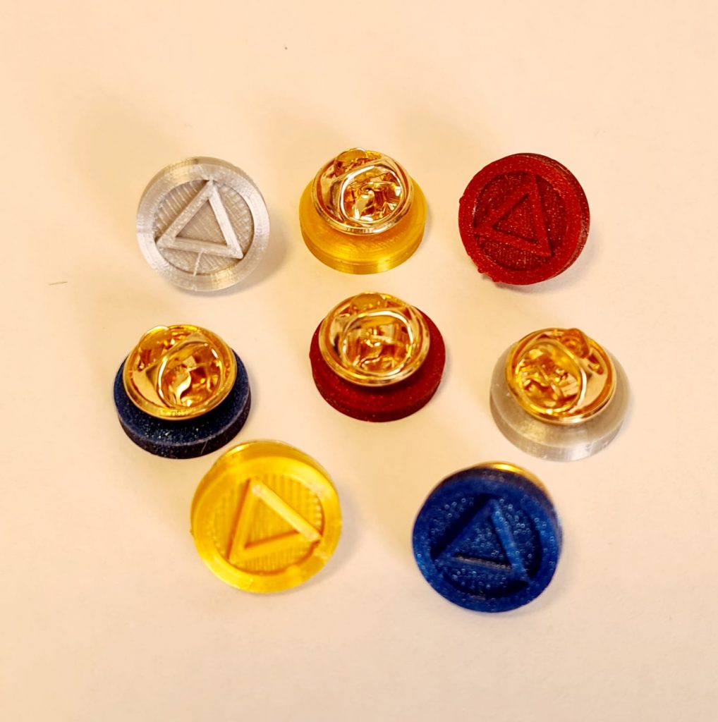 AA Pin Badges – Sobriety24